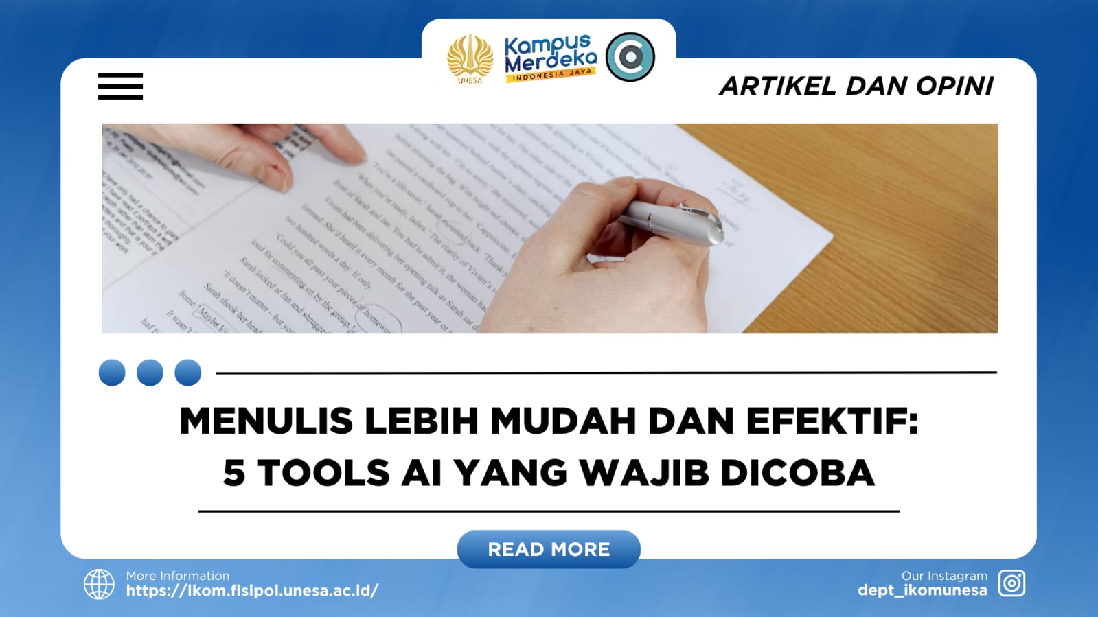 Menulis Lebih Mudah dan Efektif: 5 Tools AI yang Wajib Dicoba